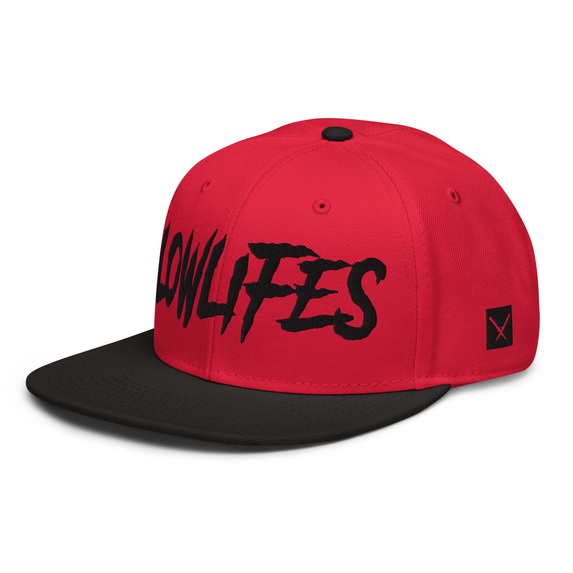 Hat - Snapback: Lowlifes - Logo R/B/B – District-13 Clothing Co.